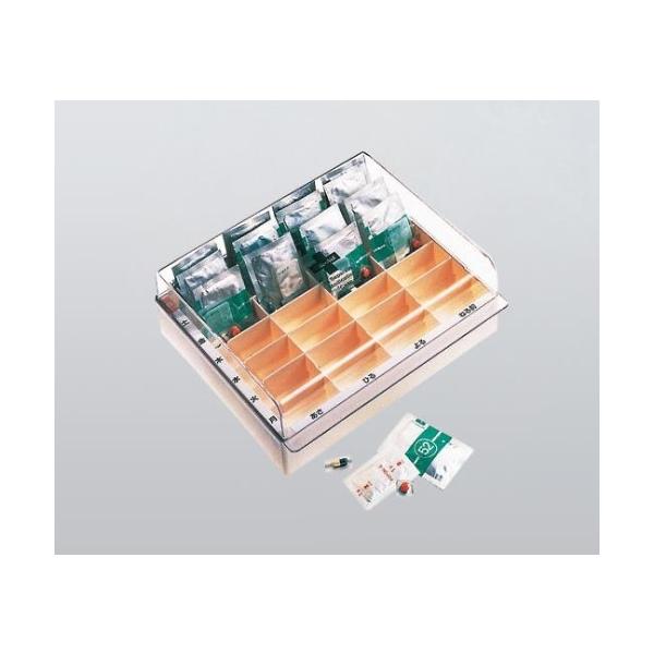 ●一週間分の薬をあさ・ひる・よる・ねる前に区分けでき、常備薬を引出しに収納できます●小さな薬でも取り出しやすい丸底・滑り止めつき仕様です■商品仕様型番：17060幅×奥行×高さ（mm）：248×233×92材質：上ブタ・本体・引出し／AS樹...