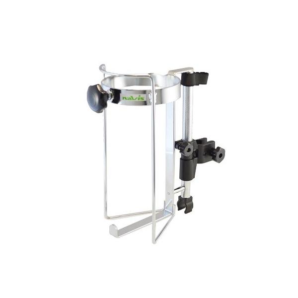 ■商品仕様型番：HP3040適合ボンベ：500L材質：フレーム／スチール、固定部品／樹脂サイズ：（幅）130×（奥行）230×（高さ）340mm取付可能車椅子パイプ径：φ19・22・25mm取付可能ボンベ外径：φ90mm〜φ124mm固定ホ...