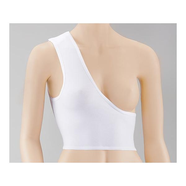 胸部手術後の患部保護や処置に適しています。伸縮性・吸湿性・通気性に優れていますので、さわやかに使用できます。肩と脇の両部分がマジックテープにより開閉可能なため、左右両用で脱着も便利です。■商品仕様アンダーバスト（cm）：65〜82材質：綿8...