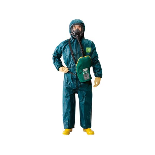 ■特徴ファスナー部を防護するフラップ付きです。フード、袖口・胴回り・足首部分はゴム紐入りです。伸縮性のある内袖口です。使い捨て防護服の中でも高い防護性能をもっています。■仕様M耐水圧：2000mm以上材質：PP（ポリプロピレン）適応身長：1...