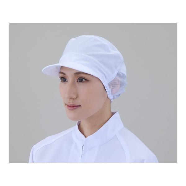毛髪の混入防止とムレにくい素材を使用し快適性を追求した帽子です。前部に調節ひも、後頭部にゴムがついており、サイズ調節が可能です。耳部がメッシュになっており、ムレにくくなっています。■商品仕様タイプ：丸天後メッシュ仕様：女性用材質：ポリエステ...