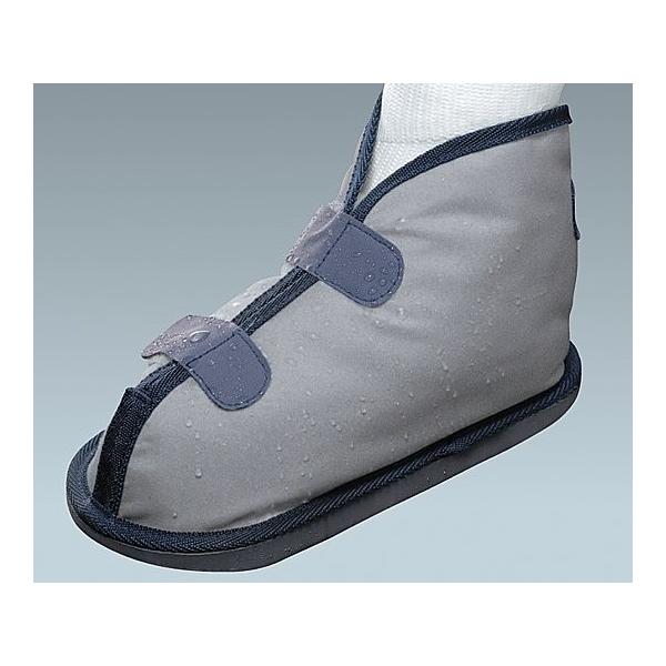 ●舟底形状の靴底ですので、スムーズに歩けます●防水素材とブーツ形状でギプスを汚れから守ります■商品仕様サイズ：M足長目安（cm）：22.5〜24.5材質：PE（ポリエチレン）・PVC（塩化ビニル樹脂）・ナイロン等防水素材（表面撥水加工）面フ...
