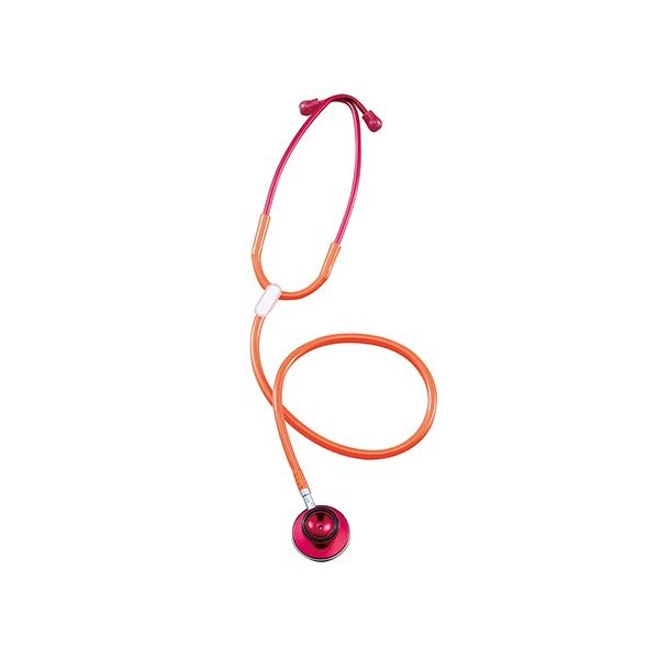 ●チューブカラーに合わせたソフトなシーリングイヤピースを装着したおしゃれな聴診器●バイノーラル（耳管）は、アルミ製のため非常に軽量で、長時間使用しても耳に負担をかけません。■商品仕様ダブル内バネ式重量（g）：約100材質：チェストピース／ア...