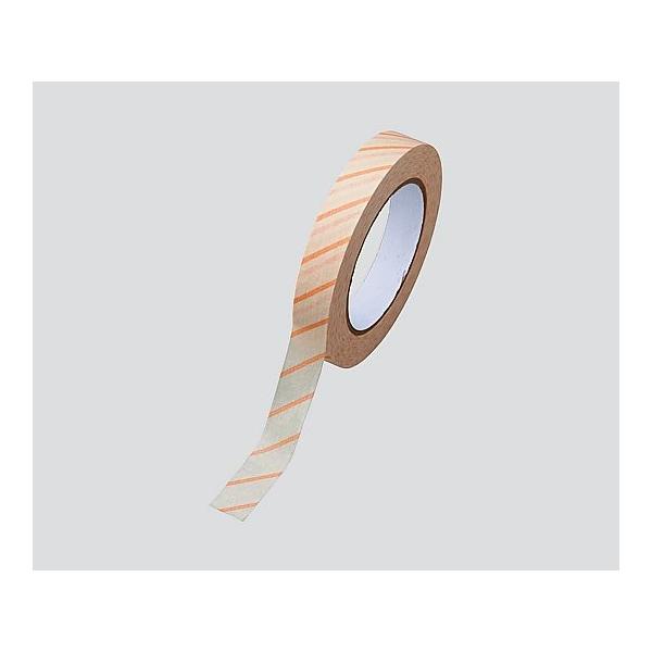 ●滅菌処理済みと未処理を区別するインジケーターテープです●ラインは、オレンジからグリーンに変色しますので、滅菌工程の結果が一目で確認できます■商品仕様入数：1箱（1巻入）幅（mm）×長さ（m）：25×50材質：テープ面/アクリル系接着剤、テ...