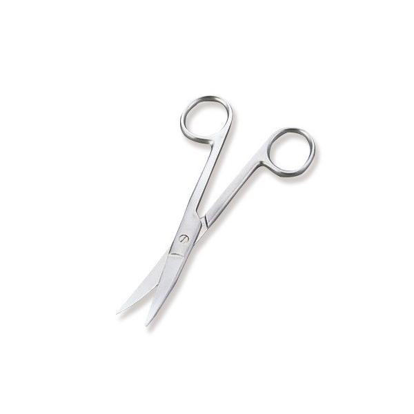 使い捨てタイプの外科剪刀です。■商品仕様仕様：両尖　曲全長（mm）：145材質：ステンレス鋼　入数：1セット（6本入）型番：DIS-307医療機器登録番号：12B3X00002000001