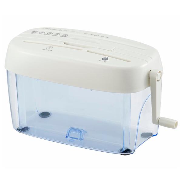 【 特 長 】● 大容量タイプのハンドシュレッダー● 紙はもちろん、CD、DVD、カードも細断できます● ダストボックスが紙とCD・カードに分かれているので分別も簡単です● 取っ手がついているので、片手でヘッド部が取り外せてゴミ捨ても楽にで...