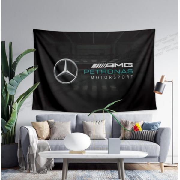 材質：ポリエステルサイズ：70x100cm (サイズオーダー可能です）。商品画像内のウォーターマーク（斜めの透かし文字）は実際の商品には表記されておりません。釘や画鋲を使用することで、容易に掛けられます。お部屋・ガレージ・お店・カフェ・店舗...