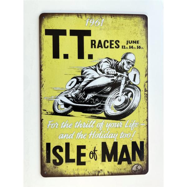 インテリアおしゃれ雑貨として大人気のアメリカンサインボードです。お部屋・ガレージ・お店・カフェ・店舗インテリアのイメージ作りやイメージアップ、ディスプレイ、お部屋のインテリア、壁飾り、催し物、など幅広く活躍します！四隅に掛けやすいように穴が...