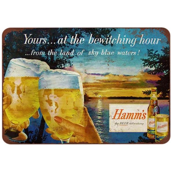 インテリアおしゃれ雑貨として大人気のアメリカンサインボードです。お部屋・ガレージ・お店・カフェ・店舗インテリアのイメージ作りやイメージアップ、ディスプレイ、お部屋のインテリア、壁飾り、催し物、など幅広く活躍します！四隅に掛けやすいように穴が...