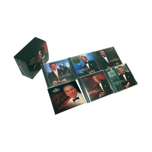 セット内容全曲ステレオ　◆別冊解説書付き【CD 1 マントヴァーニ・ヒッツ】1 シャルメーヌ2 スマイル3 ライムライト4 魅惑の宵 〜「南太平洋」より5 学生王子のセレナーデ6 ラ・メール7 ムーラン・ルージュの歌8 バラ色の人生9 恋に...