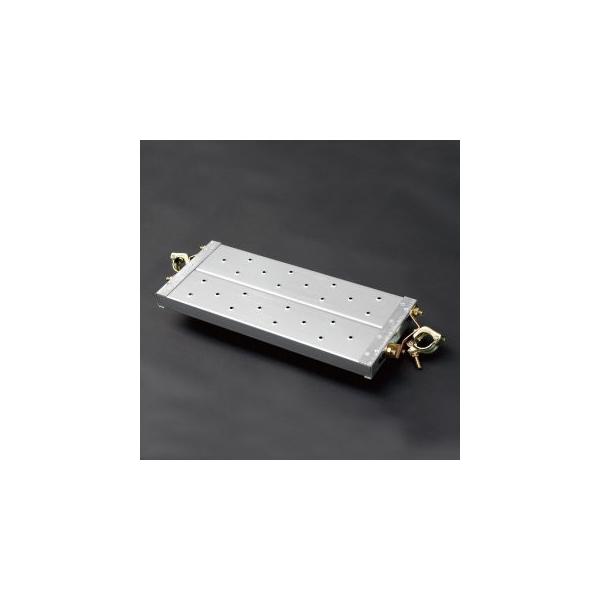 【踏板材料】　　　　 高張力鋼板　t0.8【踏板寸法(m/m)】　250×910【クランプ芯間(m/m) 】1.020【重量】　　　　　　4.8kg【使用荷重】　　　　150kg調整角度4段階、40度、48度、55度、66度