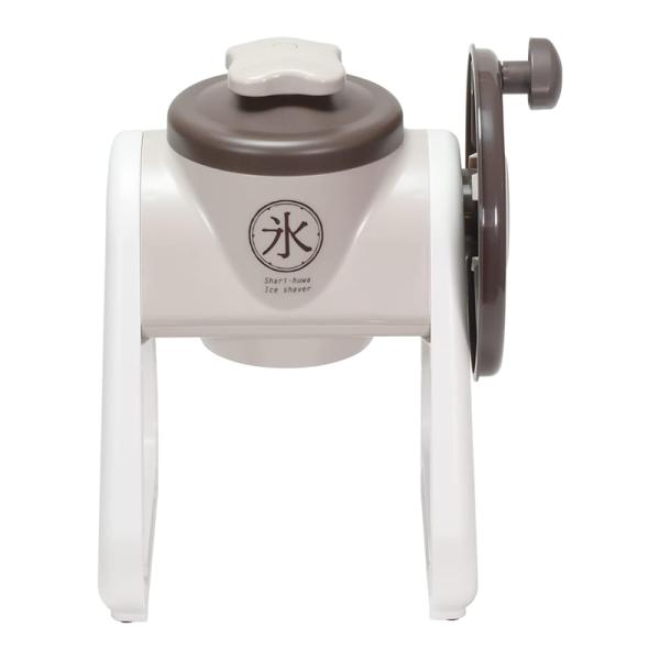 1台で2種類の食感を楽しめるかき氷器