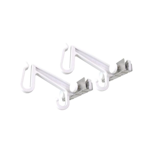 ネジ式でサッシ枠に簡単に取り付けが可能