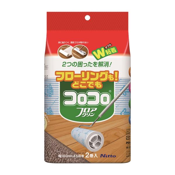 フローリングをはじめ、カーペット、畳、ビニール床など、どんな床でも使えるコロコロ