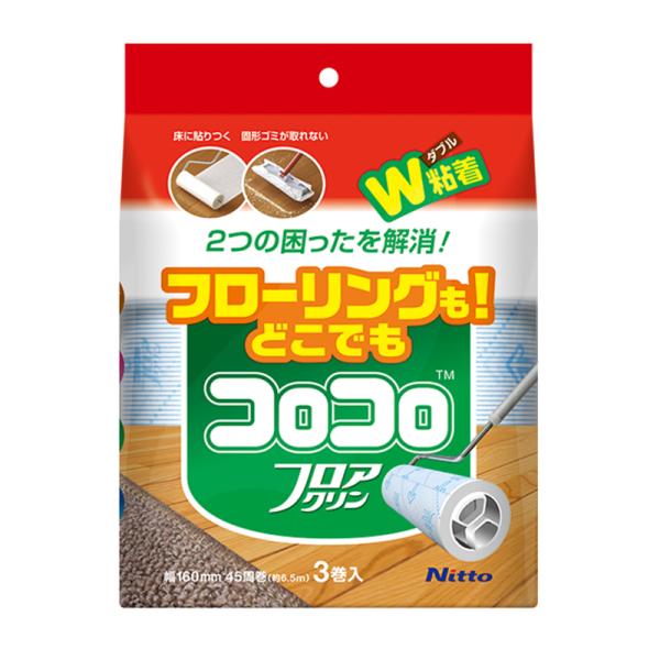 フローリングをはじめ、カーペット、畳、ビニール床など、どんな床でも使えるコロコロ