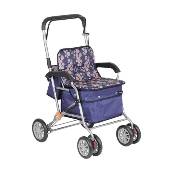 ベーシックなスタンダードタイプのシルバーカー