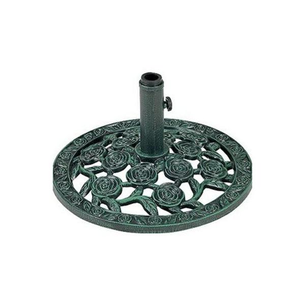 PAB-21LRV　パラソルベースL　ローズ青銅色商品管理番号:4975149326587サイズ約幅455mm×奥行455mm×高さ245mmポール内径約41Φmm(支柱太さ調整用のアジャスター付)重量約11.5kg材質鉄鋳物産地中国製用途...