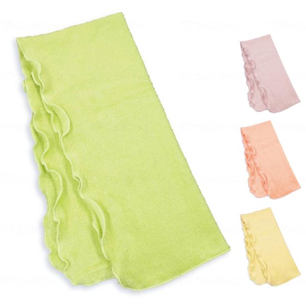 ・やさしい空気に包まれるようなここち良さを感じていただける、吸水性の高いタオル・軽く拭うだけで、水分をしっかり吸収します。・ドライヤー時間も短縮され、髪の毛にも優しいタオルです。・また、横に伸び?る製法なので、使い易く頭にラクラク巻くことも...