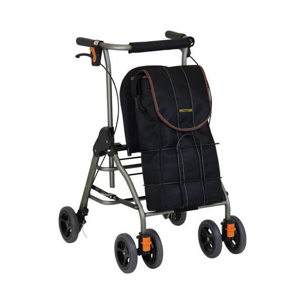 ●サイズ／　幅52×奥行64×高さ74〜92（7段階／3cm）cm　折りたたみ時：奥行42.5×高さ81.5cm　座面：幅28×奥行33cm　座面高：50cm　ハンドル内幅：36.5cm●車輪サイズ／前輪15×後輪15cm●重さ／約5.6k...