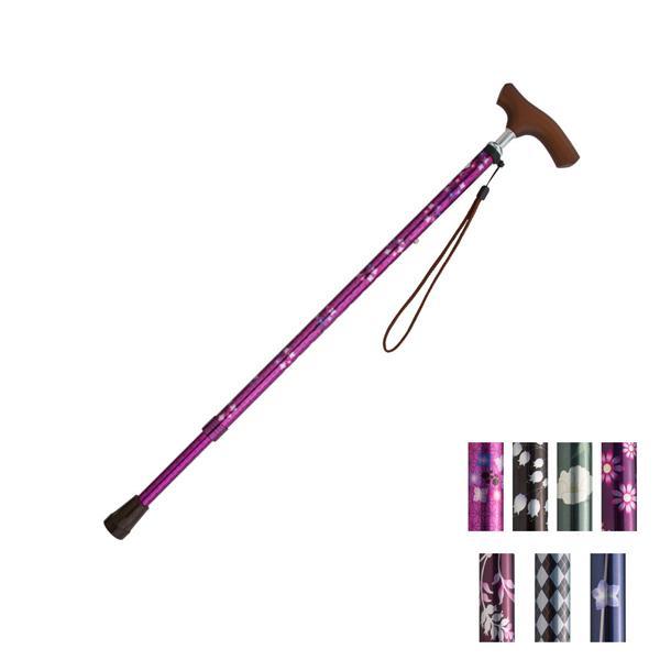 ●サイズ／　長さ約65.5〜85.5cm（11段階）　グリップ長さ：約11.5cm　ゴムチップ底径：約2.9cm●パイプ径／上部：19mm、下部：16mm●重さ／約250g●材質／　本体：アルミニウム　グリップ：楓製●ネック形状／細首●生産...