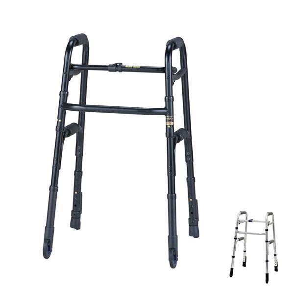 ●サイズ／　幅49〜51×奥行46〜48×高さ71.5〜81.5（5段階／2.5cm）cm　折りたたみ時：幅53×奥行12×高さ72cm　ハンドル内幅：31cm　下段グリップ高：39〜49cm●車輪サイズ／前輪7.5cm●重さ／2.9kg●...