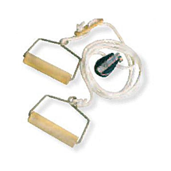 ●サイズ／　把手：直径2.8cm　ロープ長：2m●重量／380g●JANコード／4589490440016●メーカー名／しまだ