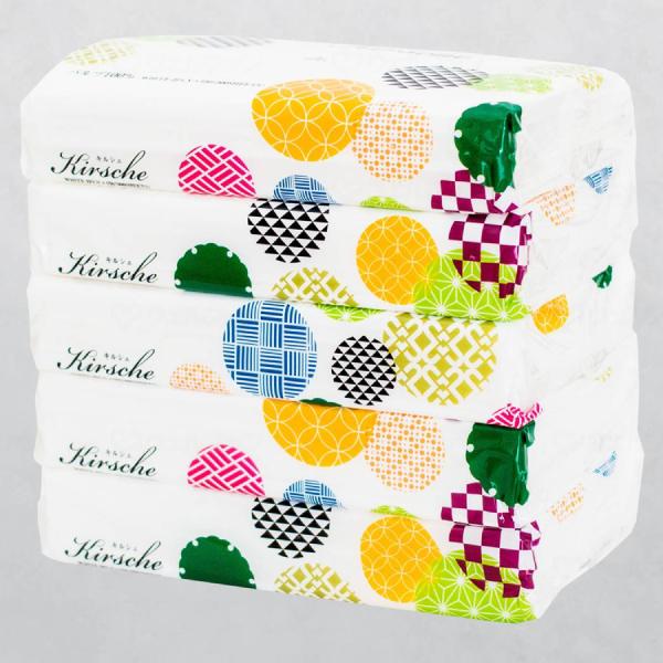 ・やわらかい肌ざわりのパルプ100％ティッシュ・ゴミの分別が不要。使用後は簡単に捨てられます。・置き場所を選ばず、水まわりでも使用可能です。