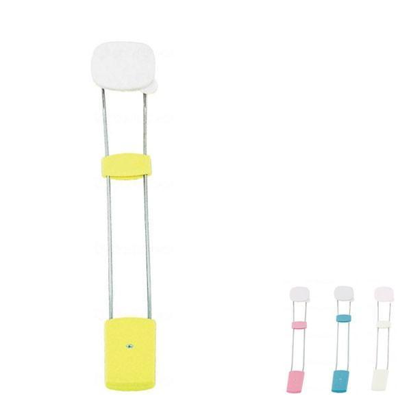 ●サイズ／幅6.3×長さ35×厚さ6cm●材質／　持ち手・スライダー・ヘッドベース：ABS樹脂　ヘッド・孫の手突起：エラストマー　ハンドル：ステンレス●重量／87g●カラー／ピンク　イエロー　ブルー　ホワイト●メーカー品番／　ピンク: AS...