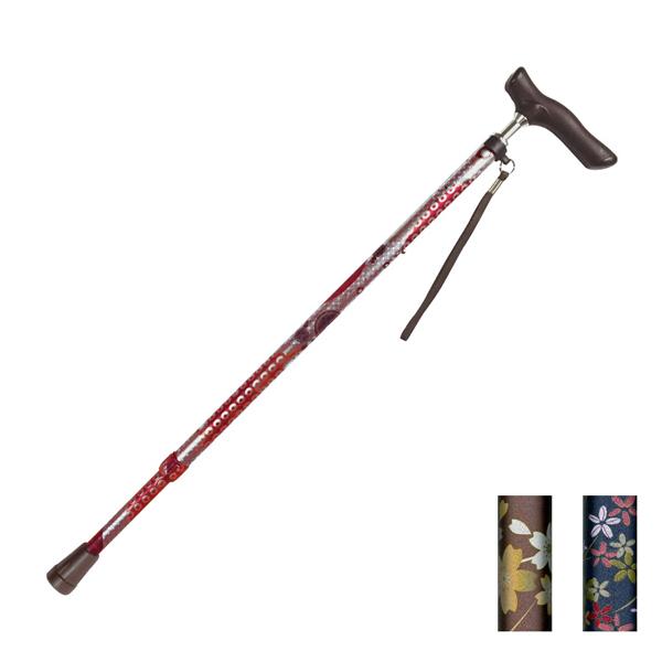 ●サイズ／　長さ60〜92.5cm（14段階／2.5cmピッチ）　グリップ長さ：約12.5cm　ゴムチップ底径：約3.0cm　ゴムキャップ内径 1.5cm●パイプ径／　上部：19mm　下部：16mm●重さ／約260g●材質／　本体：アルミ(...