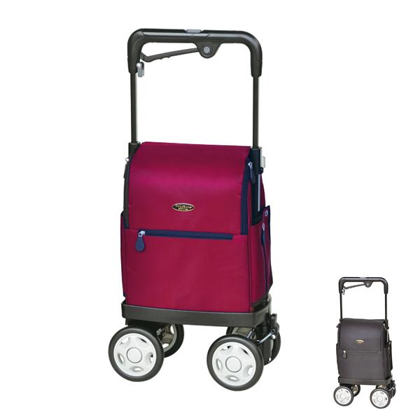 ※お買い物用のショッピングカートです。　歩行を補助するシルバーカーではありません。・右手用●サイズ／幅21×奥行38×高さ64.8〜86（5段階／5.3cm）cm●バッグサイズ／幅26.5cm×奥行16cm×高さ37cm●車輪サイズ／前輪1...