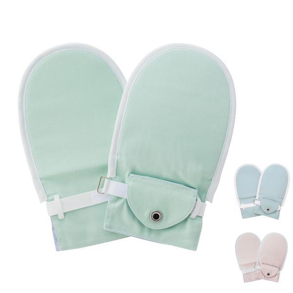 ●サイズ／手首：12〜18cm、手の長さ：14〜18cm●素材／　表地：綿100％　裏地：ポリエステル65％・綿35％　縁取り・ベルト・メッシュ地：ポリエステル100％●生産国／フィリピン、中国●洗濯機可（40℃・ネット使用）●乾燥機不可●...