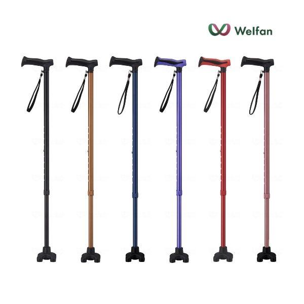 ・幅の広いグリップが手首への負担を軽減します。・杖先ゴムは接地範囲が広く、足元をしっかりと支えます。【4点先ゴムタイプ】●カラー／ローズ、レッド、パープル、ネイビー、ブラウン、ブラック●長さ／74〜96.5cm（約2.5cmピッチ）●パイプ...