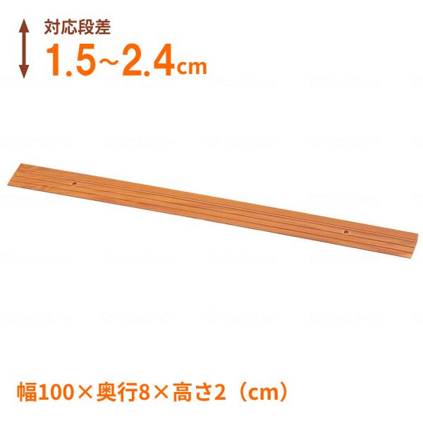 ●サイズ／幅100×奥行8×高さ2cm●重量／約0.33kg●材質／EVA (エチレン酢酸ビニル共重合樹脂)●対応段差／1.5〜2.4cm●生産国／日本●付属品／木ネジ×2個、目隠しシール×2個、ライナー×2個●メーカー品番／＃20 535...