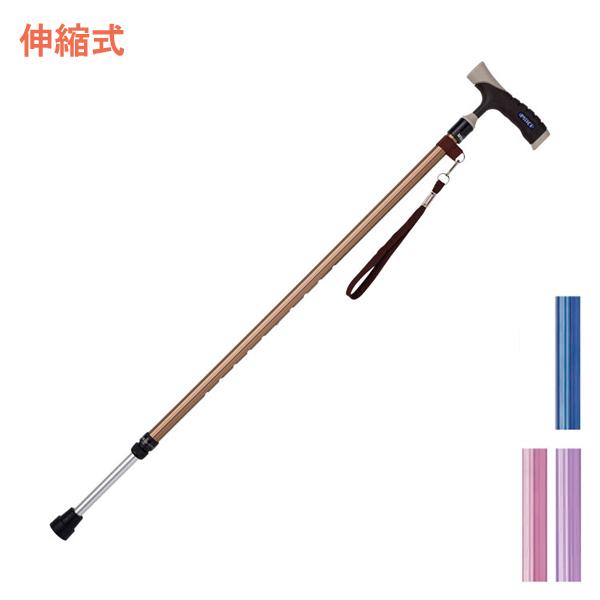 ●サイズ／長さ71〜93.5cm（10段階／2.5cm）●パイプ径／上部：18mm、下部：13mm●重さ／360g●材質／　本体：アルミ　グリップ：樹脂・シリコン・鉄●ネック形状／細首●カラー／ブロンズ、ブルー、ピンク、パープル●メーカー品...