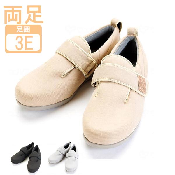 ●両足販売●サイズ／　S：21.0〜21.5cm　M：22.0〜22.5cm　L：23.0〜23.5cm　LL：24.0〜24.5cm　3L：25.0〜25.5cm●ワイズ／3E●材質／　表：ポリエステル100%　内：ポリエステル100%　...