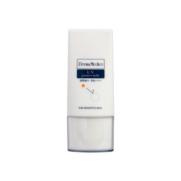 ダーマメディコ【低刺激性日焼け止め乳液】＜日焼け止め/ノンケミカル/SPF50+＞ノンケミカルで肌を紫外線から守る、低刺激性のUVケア乳液です。SPF50+、PA++++の国内最高値でありながら白浮きせず、さらりとした使用感。化粧下地として...