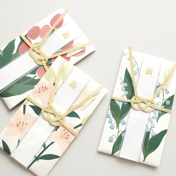 商品説明 細かい砂のようなエンボスの髪に、柔らかな色合いの花柄が上品な祝儀袋です。淡金色の水引とパール紙の熨斗鮑が輝きます。水引はお祝い事に多く用いられるあわび結び。関連カテゴリ 金封・ぽち袋｜ステーショナリーサイズ 約 幅 11× 高さ1...