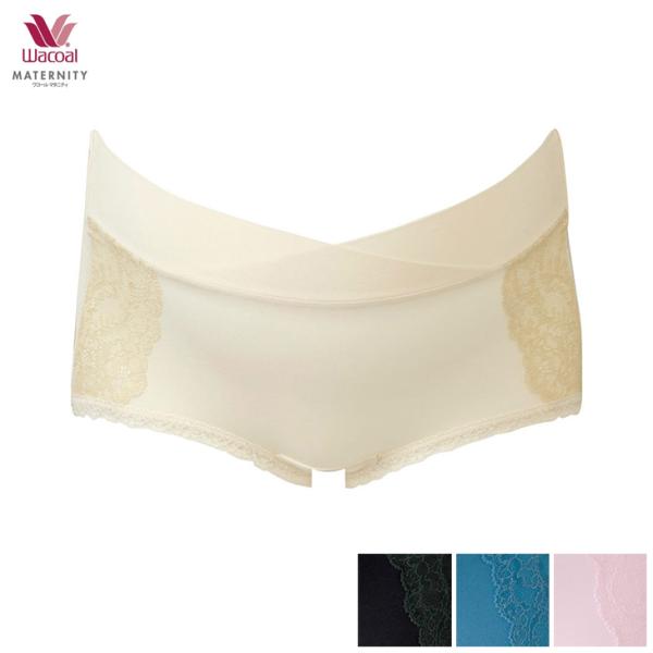 ★ ポイント前ウエスト中心は切替布を左右に重ねて大きくなるおなかに対応します。★ 商品概要●タイプ：[産前・産後兼用ショーツ]ローウエスト・ノーマルレングス●サイズ：マタニティM-L・39：腹囲 78〜110cm、ヒップ 85〜103cm●...