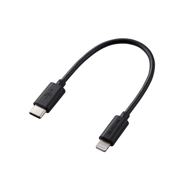 iPhoneの高速充電に対応。 Lightningコネクタを搭載したiPhoneなどとUSB-Cポートを搭載したパソコンや充電器を接続し、充電・データ転送ができるUSB-C to Lightningケーブル。関連キーワード：エレコムダイレク...