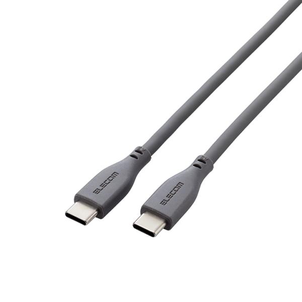 スマートフォンもパソコンも、これ一本で高速充電!USB Power Delivery(最大100W)対応のUSB Type-C(TM)(USB2.0)ケーブルです。なめらかな手触りで、やわらかく扱いやすいシリコン素材を採用しています。関連キ...