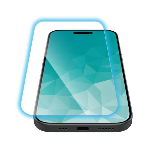 “最強(※1)加工”、強度4倍以上を実現(※2)。超強じん加工により、角割れに強いエッジ部分と最強クラスの耐衝撃性を実現した高透明・ブルーライトカットタイプの画面保護ガラスフィルムです。 ※1:当社発売中のガラスフィルムと衝撃強度の点におい...