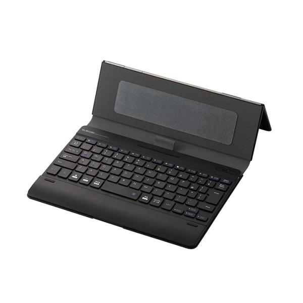 閉じればタブレットケースになり、持ち運びに便利。ワンランク上の使い心地を実現したタブレットケース付きワイヤレスBluetooth(R)キーボード。関連キーワード：エレコムダイレクトショップ エレコムダイレクト エレコム elecom わけあ...