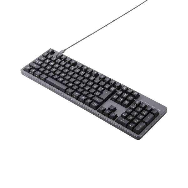 ミニマルなデザインと軽やかな打ち心地を両立したメカニカルキーボード“Leggero(レジェロ)”シリーズ。静音赤軸メカニカルスイッチを搭載した有線フルサイズキーボード。関連キーワード：エレコムダイレクトショップ エレコムダイレクト エレコム...