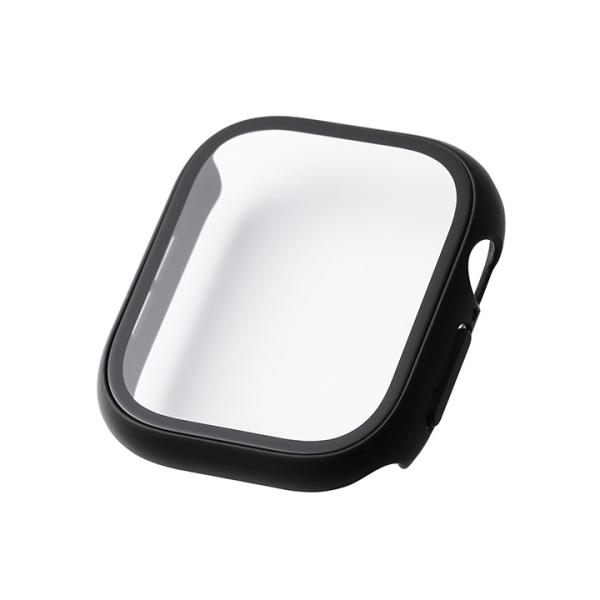 艶やかで透明度が高く傷に強い強化ガラスとポリカーボネート素材の2重構造で、Apple Watchの画面および側面部を保護し傷や汚れから守るApple Watch用フルカバーケースです。関連キーワード：エレコムダイレクトショップ エレコムダイ...