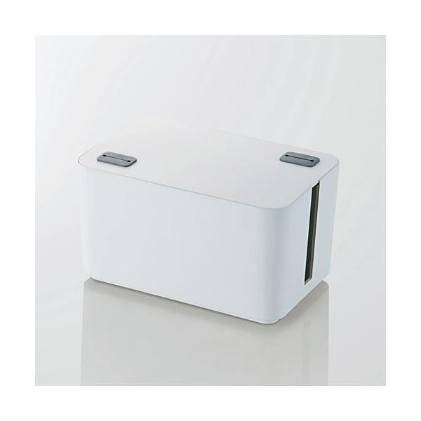 ごちゃごちゃしがちな電源タップまわりをスッキリ快適に!優れた難燃性プラスチックを使用し、ケーブル類をスッキリ収納できるケーブルボックス。関連キーワード：エレコムダイレクトショップ エレコムダイレクト エレコム elecom 爆買