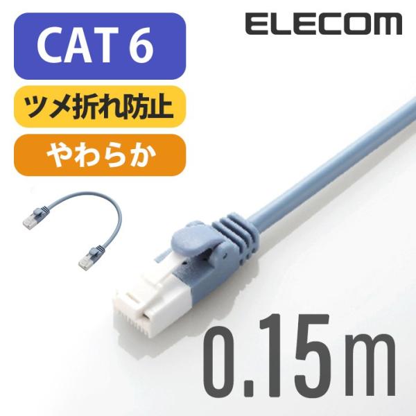 周波数帯域250MHzを保証するギガビット・イーサネットに対応した、Cat6準拠LANケーブルのやわらかタイプです。やわらかく取り回しがしやすいやわらかケーブルとツメが折れにくいコネクターを採用しています。 ※1000回の屈曲検査に合格(当...
