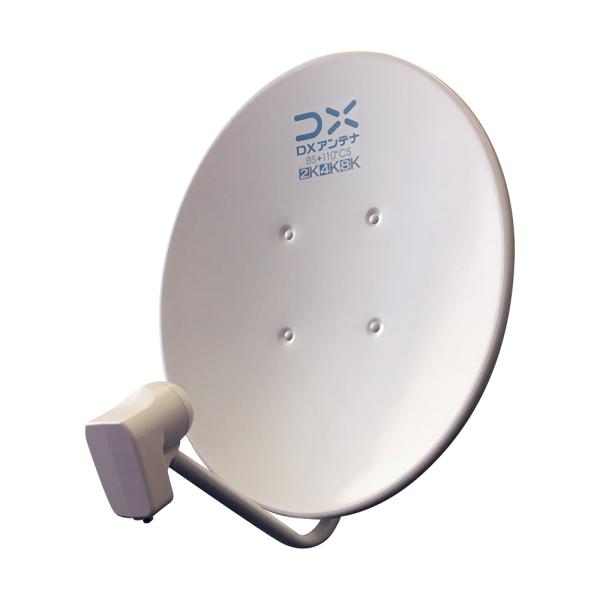 新4K8K衛星放送(3224MHz)対応の、BS・110度CS放送を受信する家庭用45形パラボラアンテナです。ベランダ・壁面取付金具、同軸ケーブル、スパナは付属していません。マウント金具の表面処理は、耐候性にも優れた塗装仕様。エレコム WE...