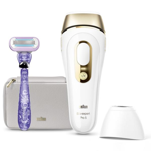 商品紹介家庭用の脱毛器やシェーバーなどで有名なブラウンのプレミアム光美容器 Pro5。効果とやさしさを両立しつつ、脱毛後のムダ毛や残り毛が気になる方へ、「ツルスベ美肌*1を叶える、あんしん5 in 1ムダ毛ケア」を実現。(1)医療機関テスト...