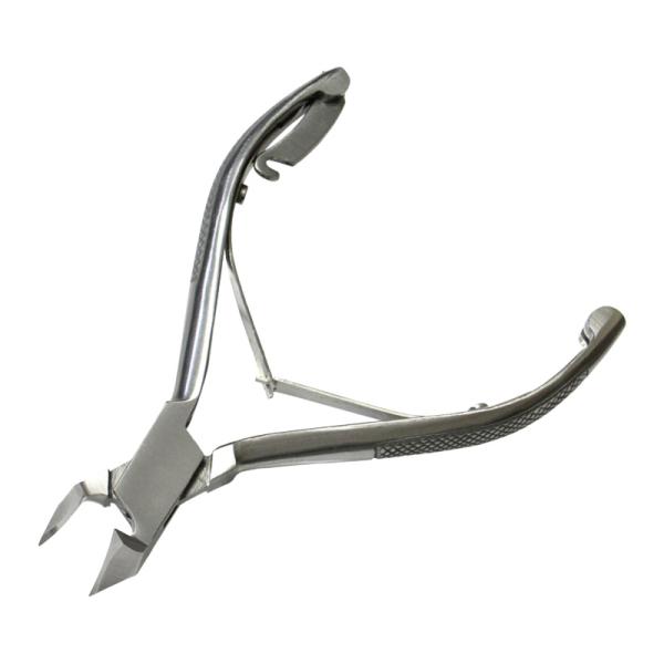 日本の伝統職人が丹念に刃先を仕上げた斜刃爪切り。食い切りという刃先の形状で、硬い爪も安全・確実にカット。斜めにカーブした刃は20mmと長く、指に食い込んだ巻き爪でも切りやすくなっています。サビなどに強いステンレス製。●サイズ（約）：全長19...