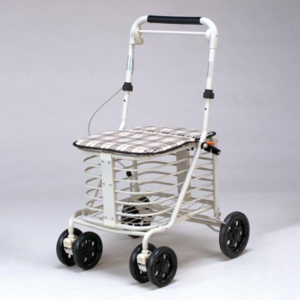 たくさん運べて、安定感も抜群 疲れたら腰掛けにもなる買い物カートたくさんの荷物も余裕で運べる買い物カート。前輪は二重になっていて安定感抜群。疲れたら、シートに座ってひと休み、なんてことも可能です。ハンドル部分のブレーキバーを引くことで安全に...